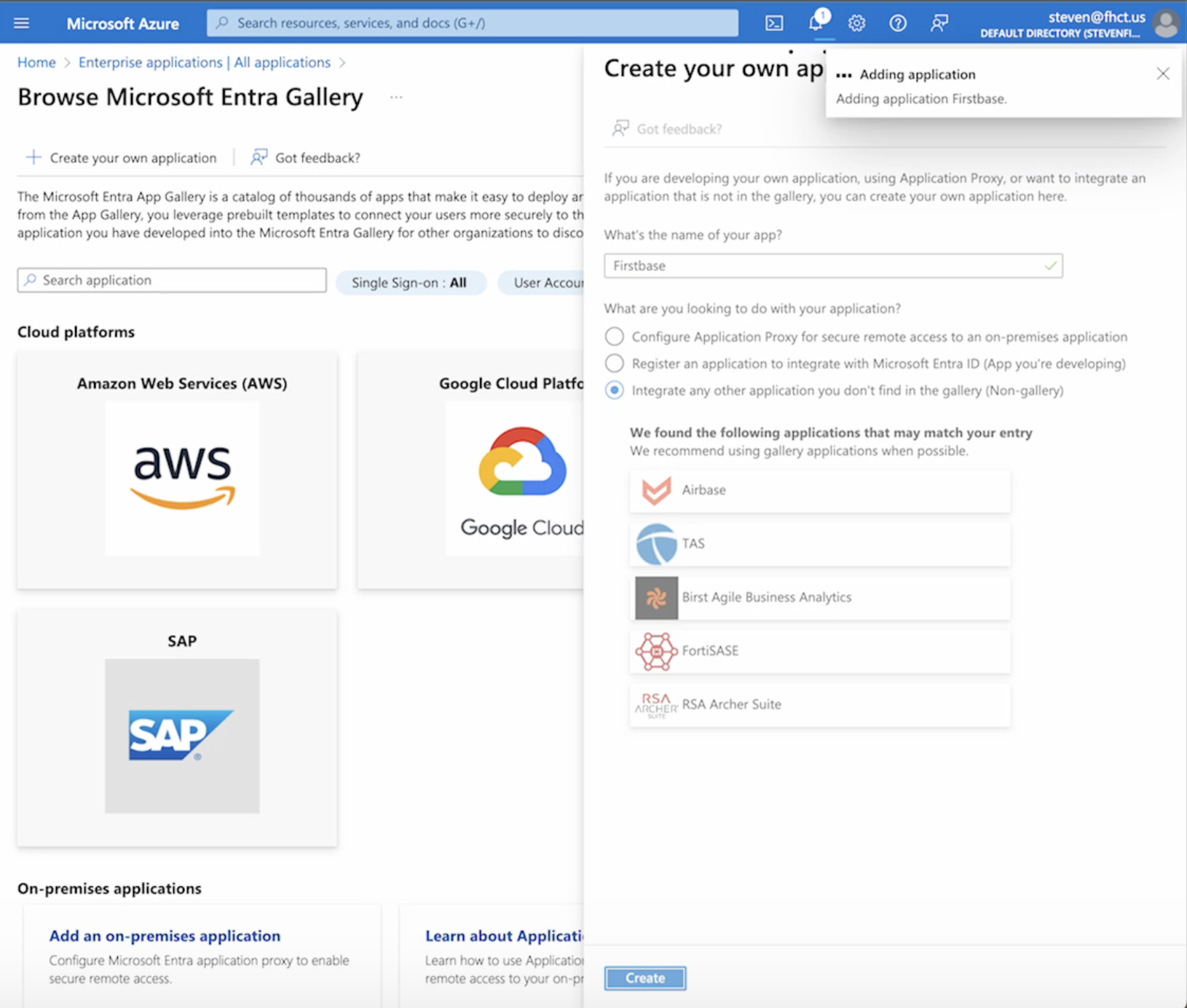 Setting up Azure AD SSO – Firstbase