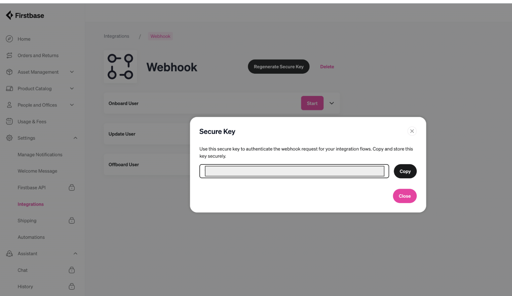 Webhook - Setting up your Webhook Integration – Firstbase