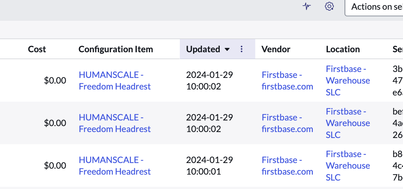 FAQ - ServiceNow - Firstbase Asset Management Integration – Firstbase