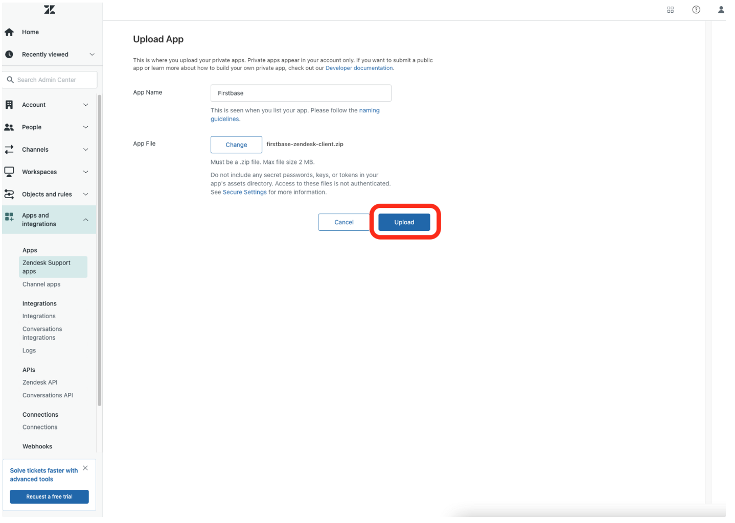 Zendesk Integration – Firstbase