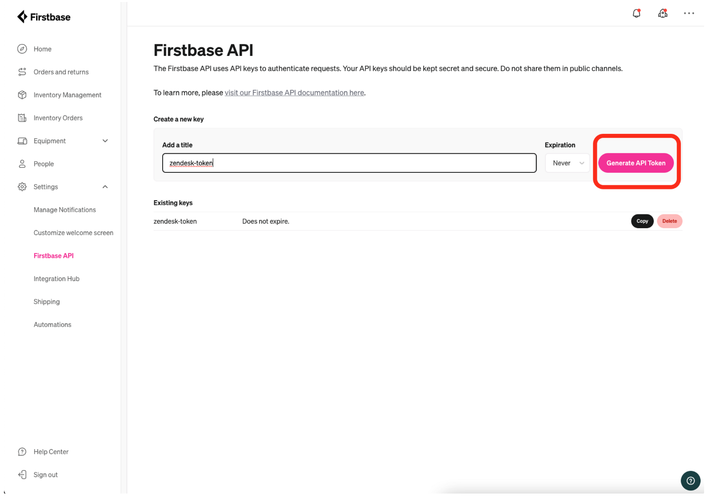 Zendesk Integration – Firstbase