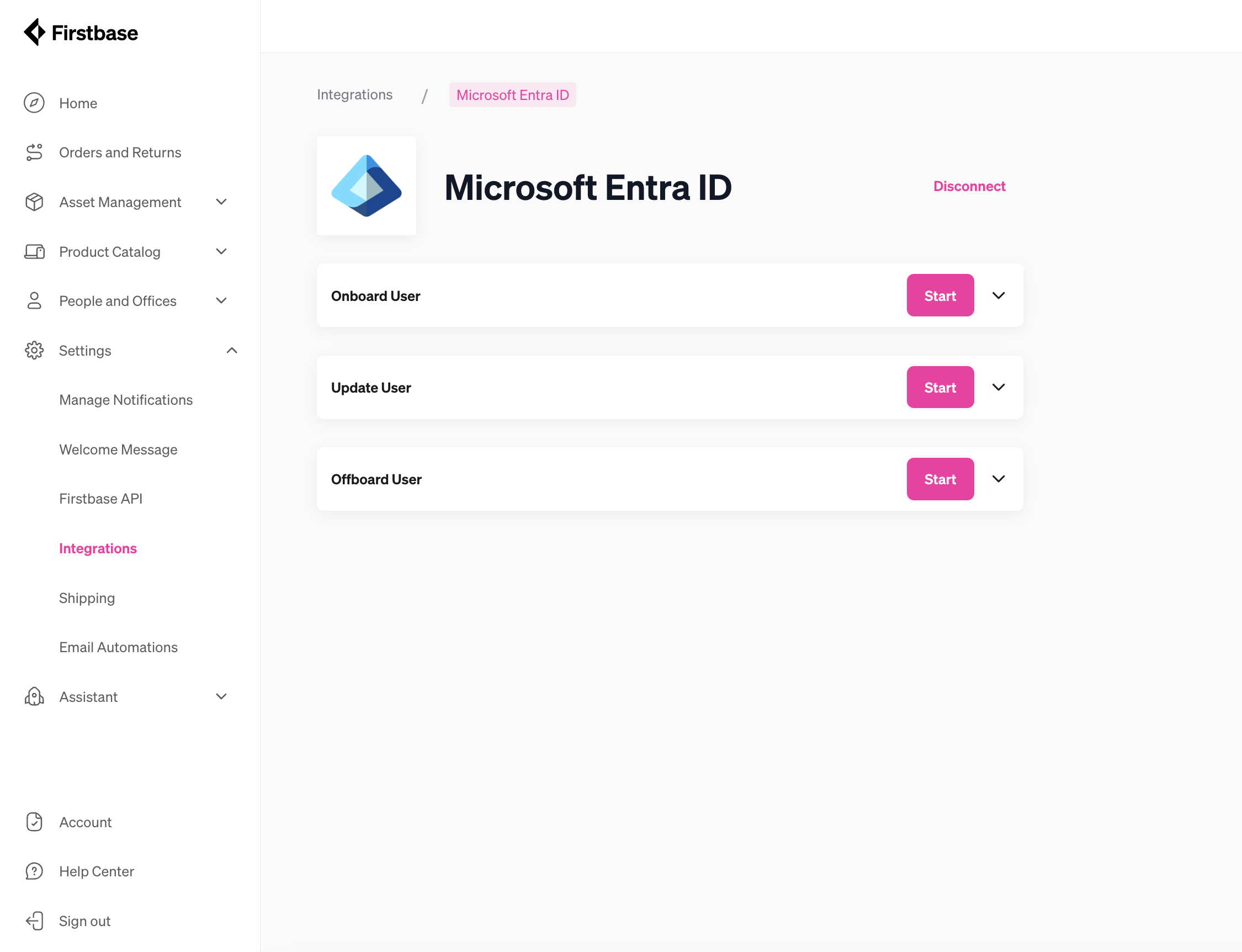 Microsoft Entra ID - Offboarding Integration – Firstbase
